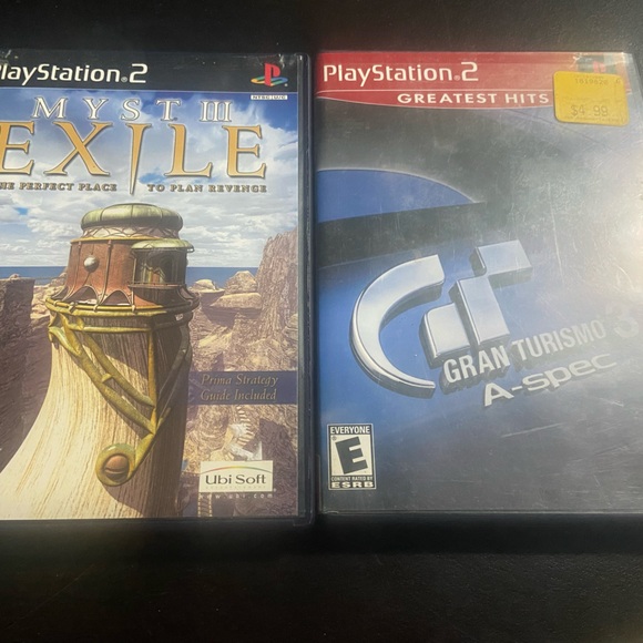 Sony | Video Games & Consoles | Myst 3 Exile And Gran Turismo 3 Aspec ...